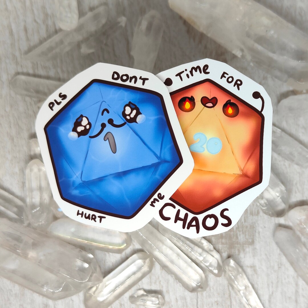 D20 Crit Role Sticker Set Scrapbook Bullet Journal - Etsy España