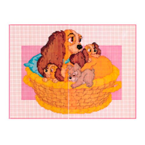 Lady and the Tramp Cross Stitch Pattern DIY Lady Cross Stitch - Etsy