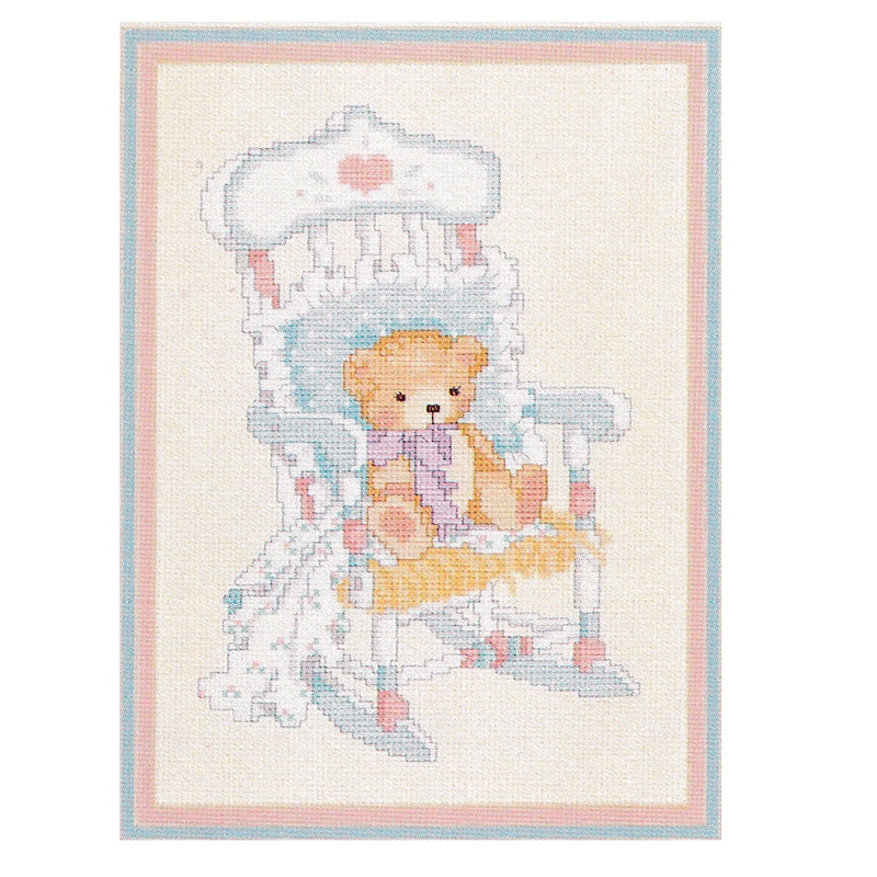 Teddy Cross Stitch - Etsy