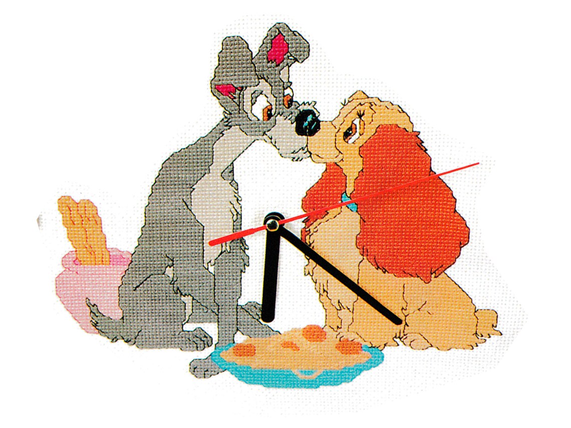 Lady and the Tramp Vintage Cross Stitch Pattern to Download - Etsy