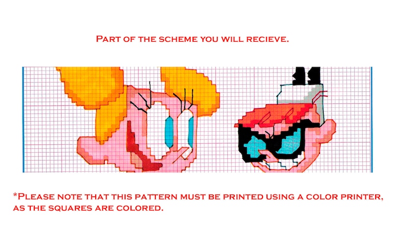 Cartoon Network Characters Vintage Cross Stitch Patterns to Download ...
