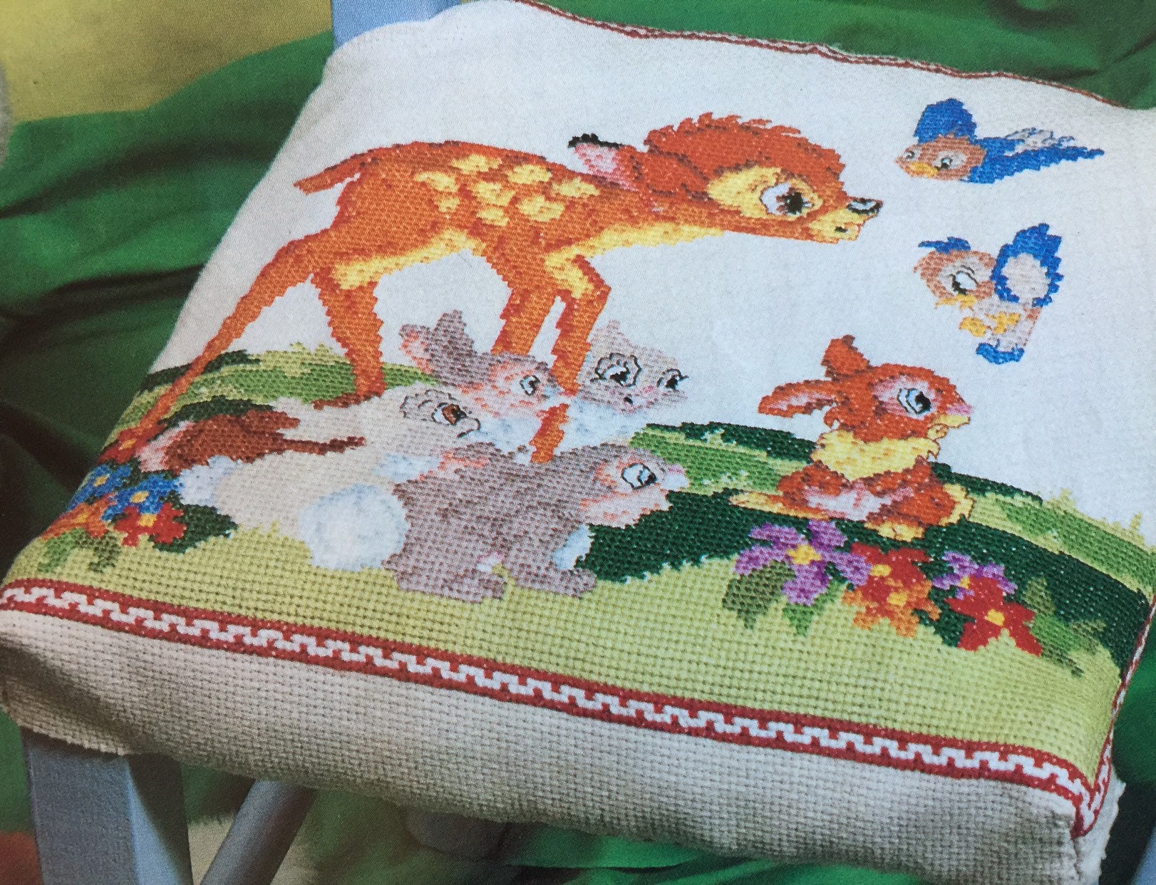 Set of Bambi Vintage Cross Stitch Patterns to Download - PDF File - Etsy