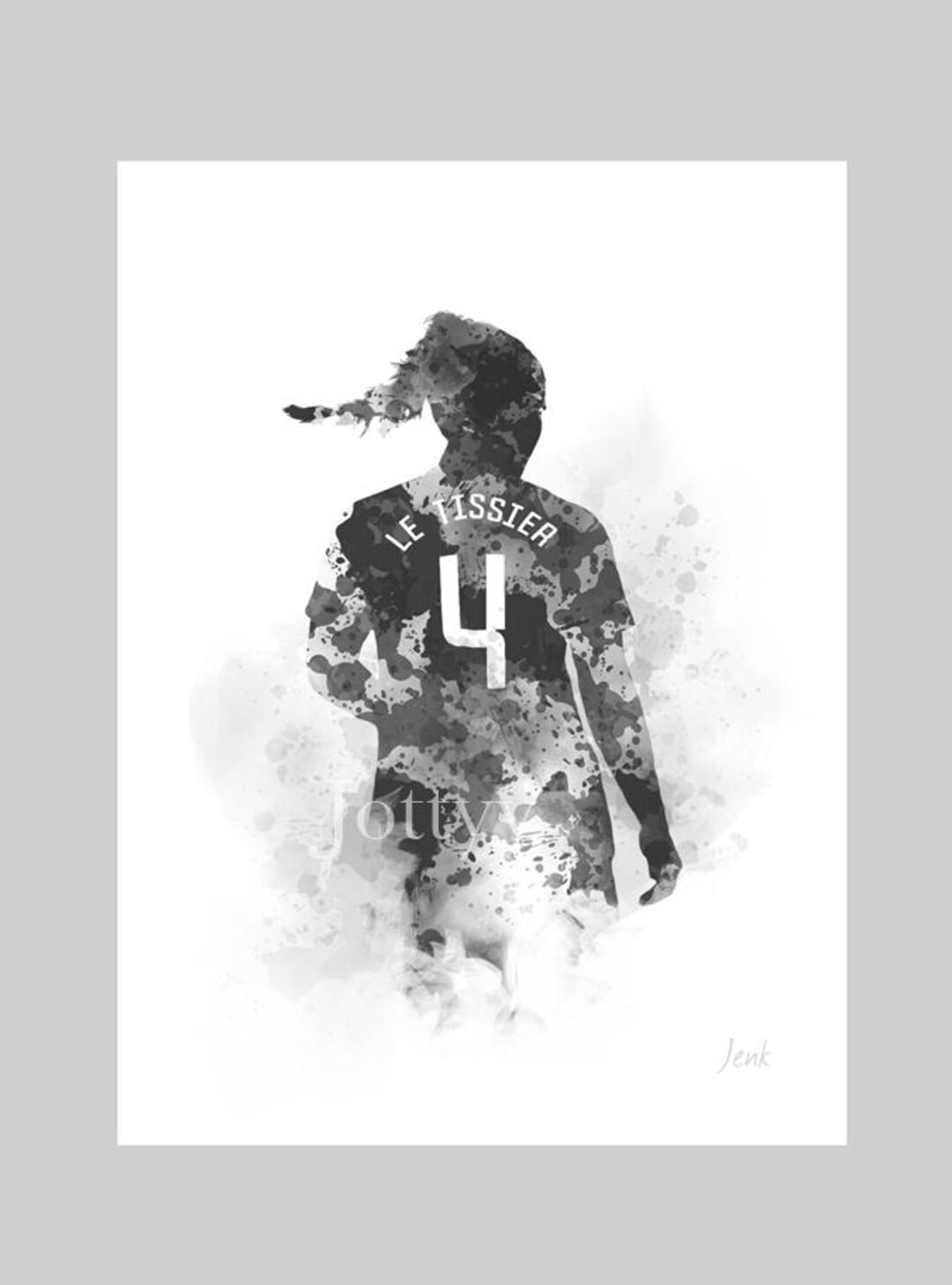 Maya Le Tissier Art Print: Manchester United Ladies Football Wall Decor ...