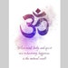 Om Symbol Quote ART PRINT Inspirational, Motivational, Zen, Yoga, Mind ...