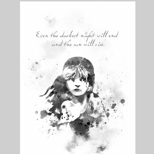 Les Miserables Print - Etsy