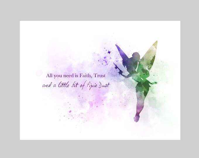 Peter Pan Light, Tinkerbell Lamp, Neverland Room Decor, Gift for Kids ...