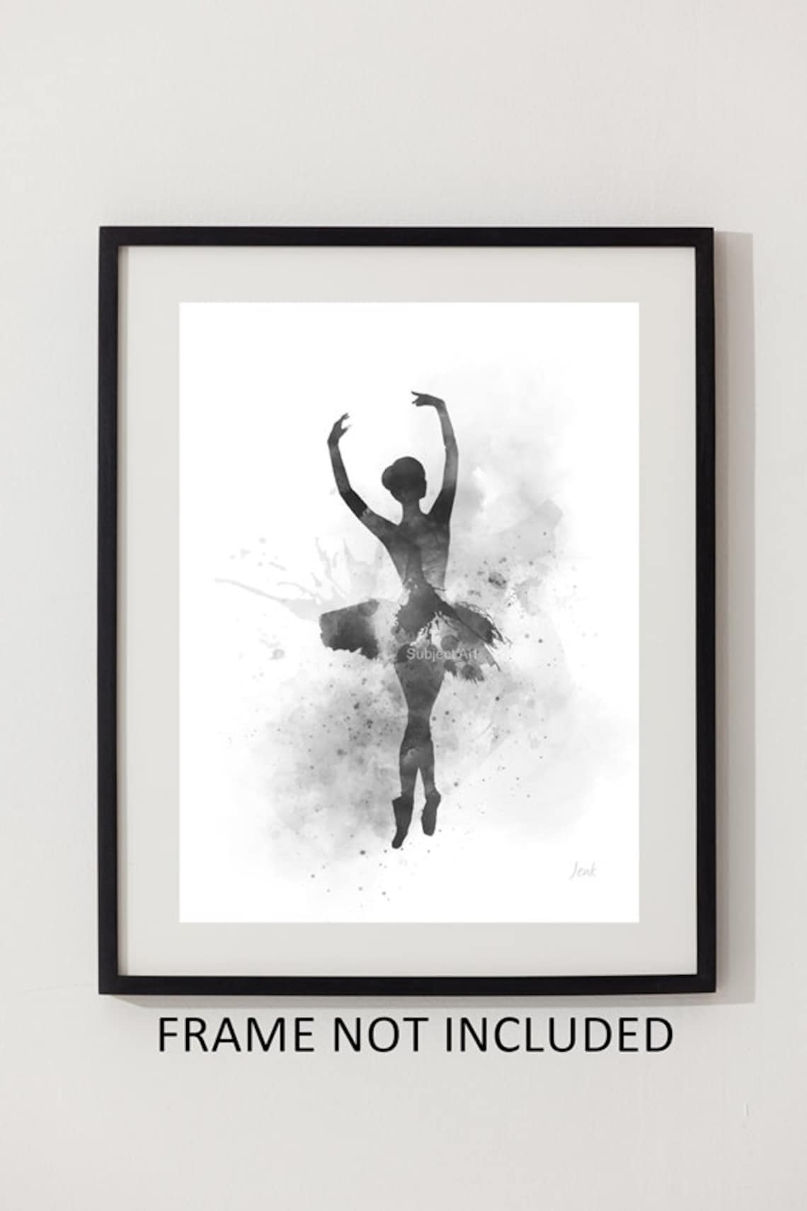 Ballerina ART PRINT Ballet Dancer Dance Gift for Her Wall - Etsy