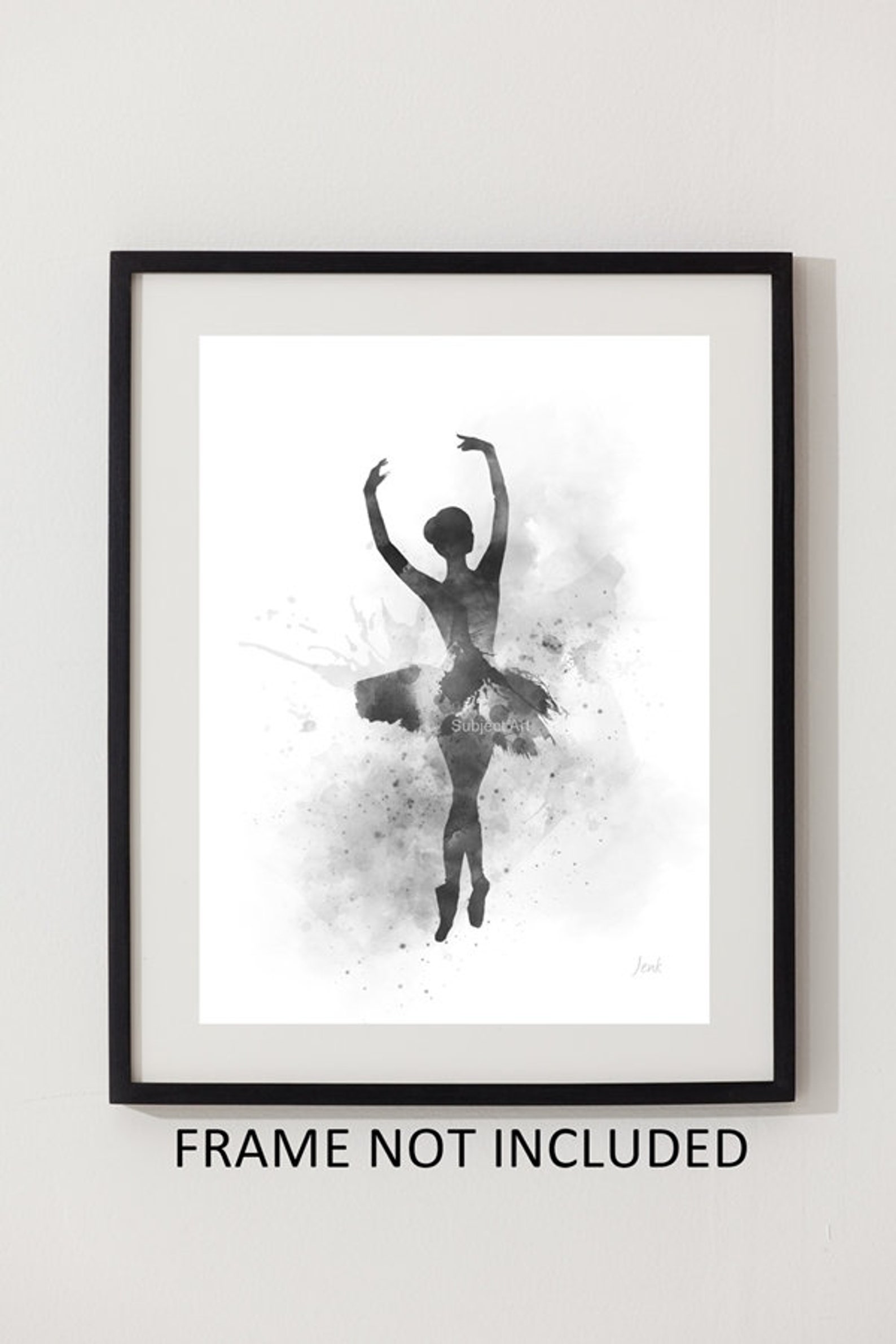 Ballerina ART PRINT Ballet Dancer, Dance, Gift for Her, Wall Art, Home ...