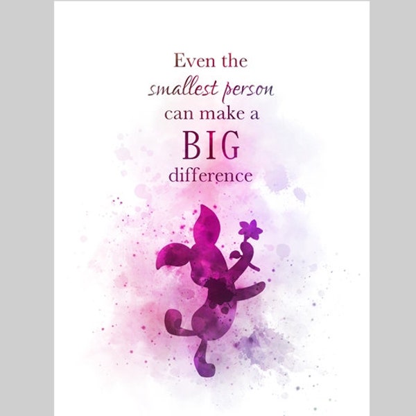 Piglet Quote - Etsy