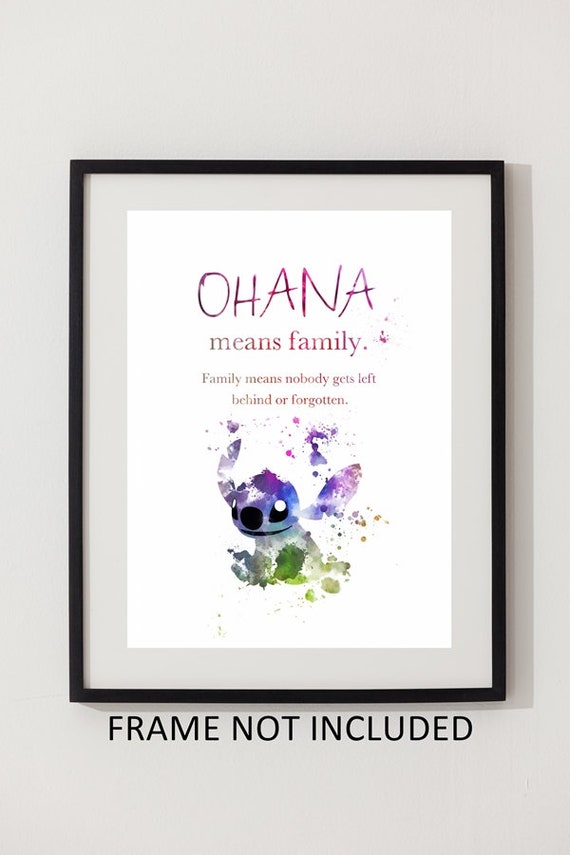 Cita De Lilo Y Stitch Ohana Ohana Significa Familia