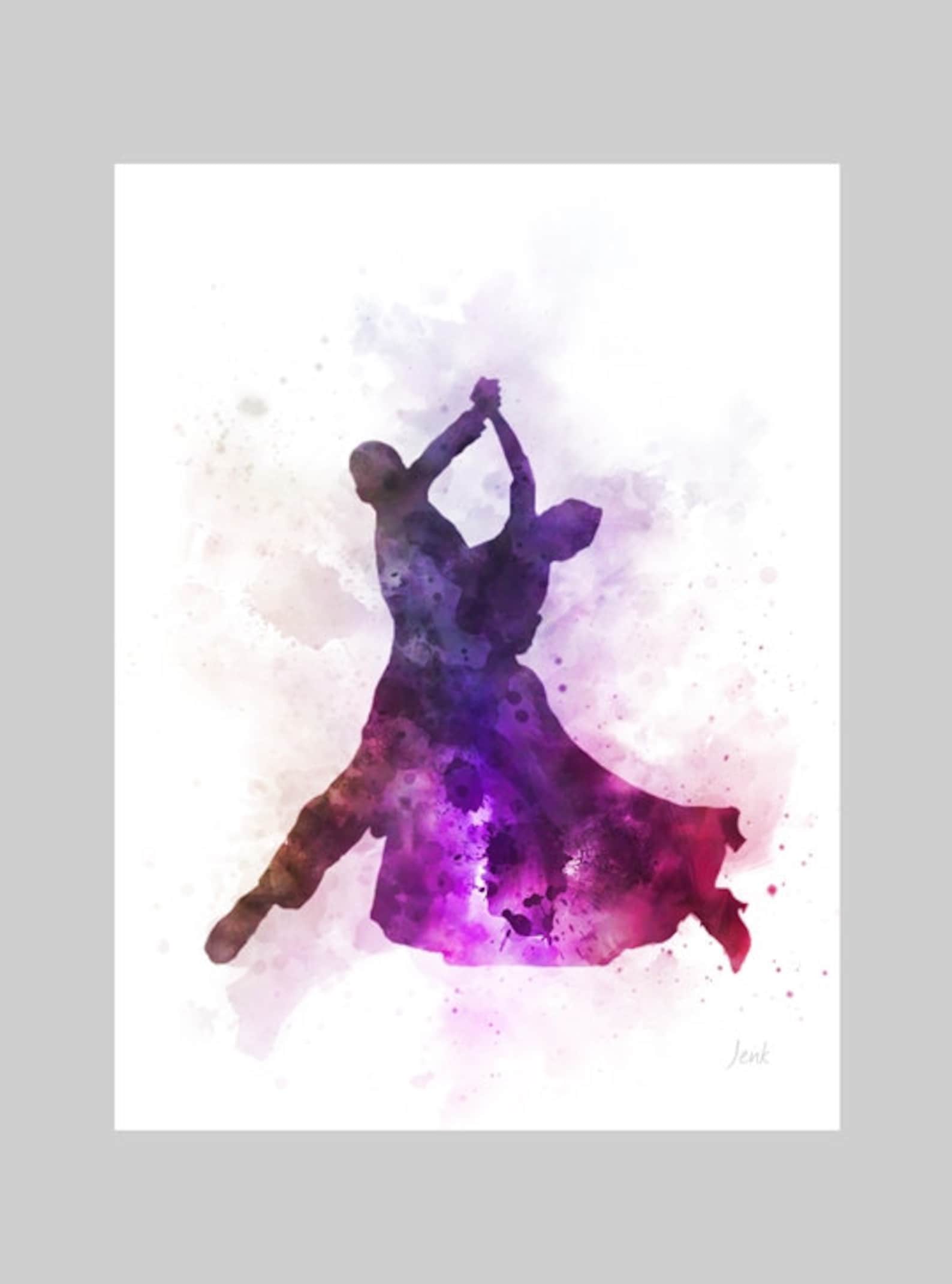 Viennese Waltz ART PRINT Ballroom Dance Gift Wall Art Home | Etsy