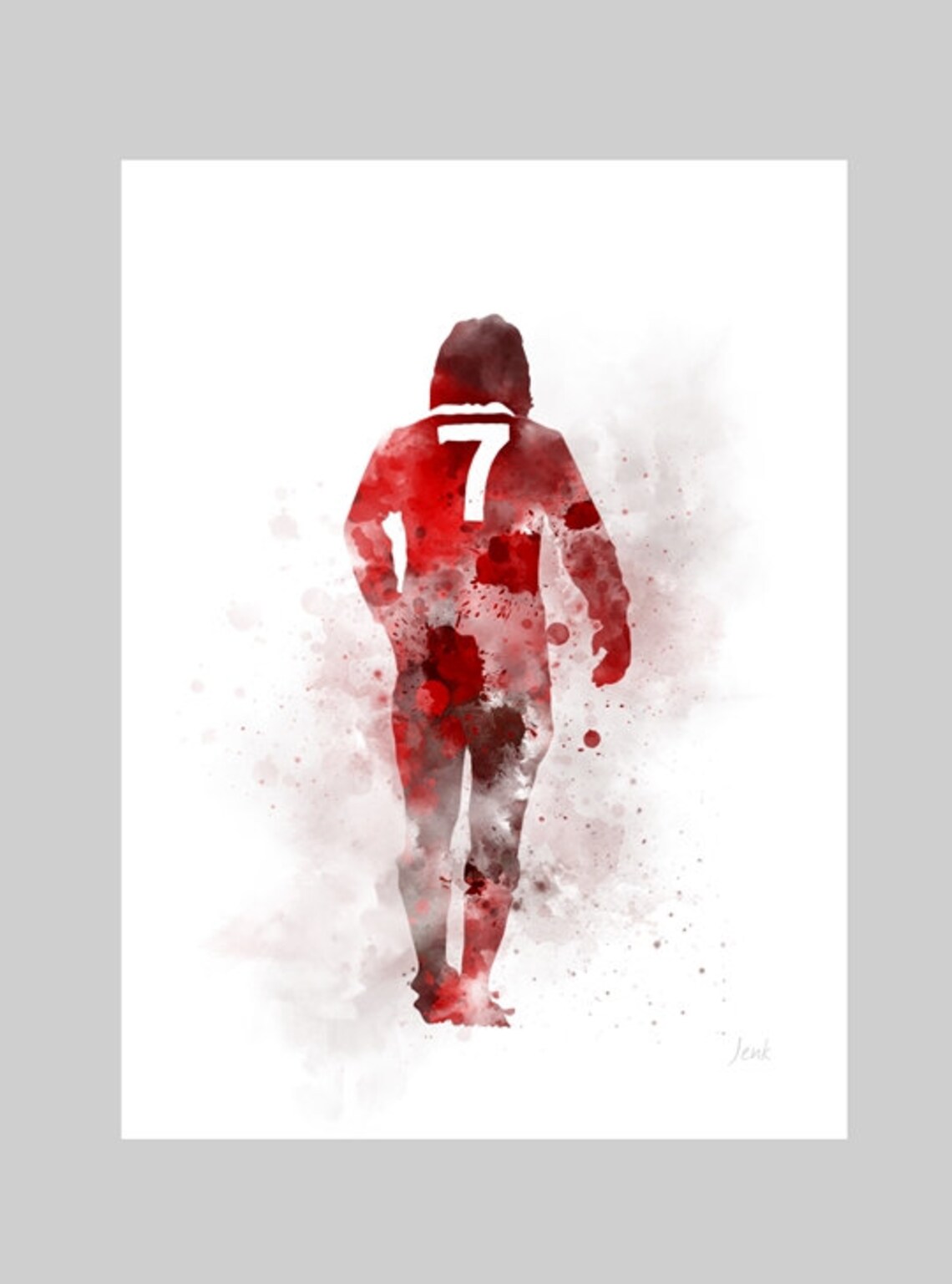 George Best ART PRINT Manchester United Football Sport | Etsy