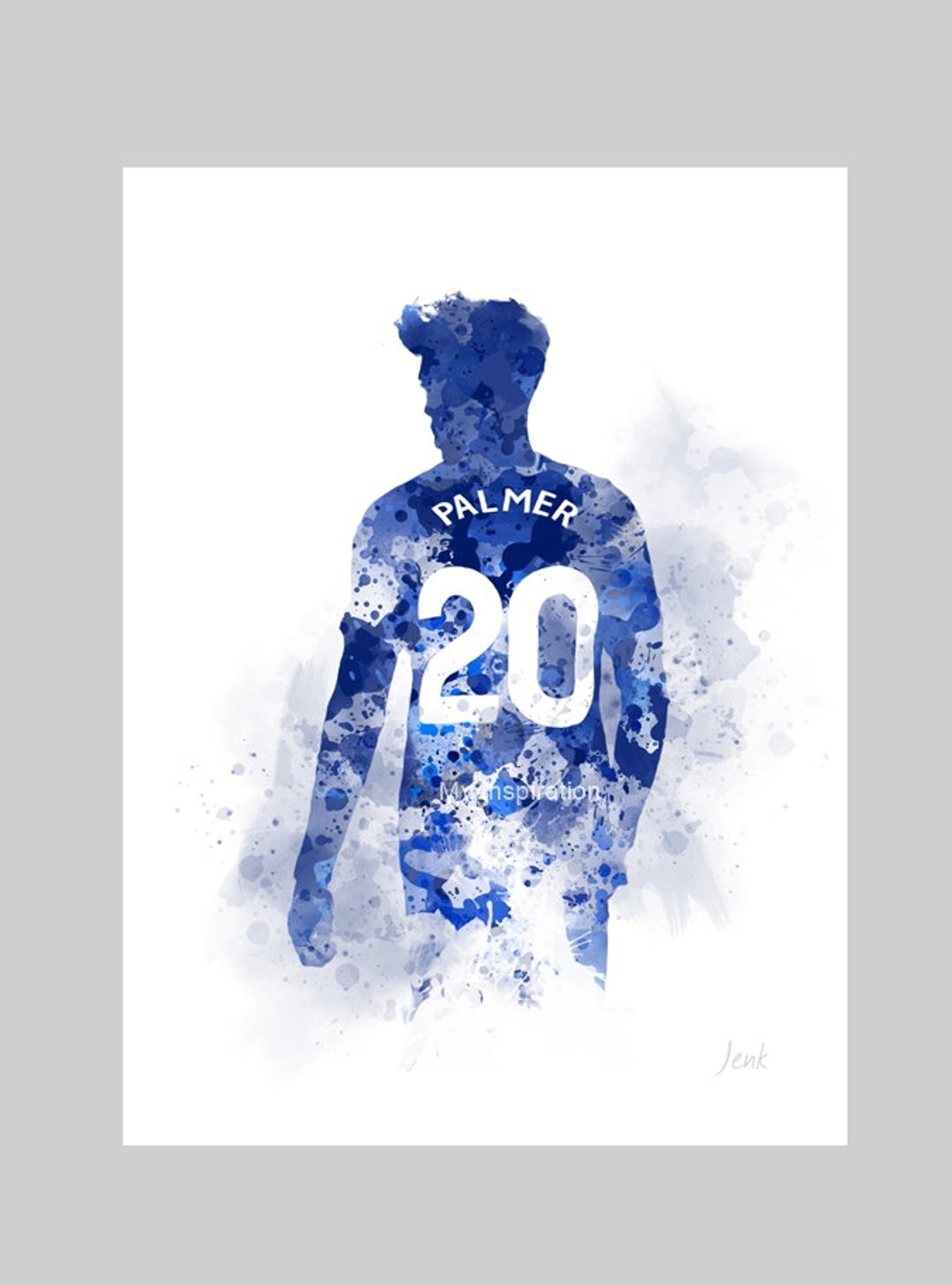 Cole Palmer ART PRINT Chelsea, Football, Sport, Gift, Wall Art, Home ...