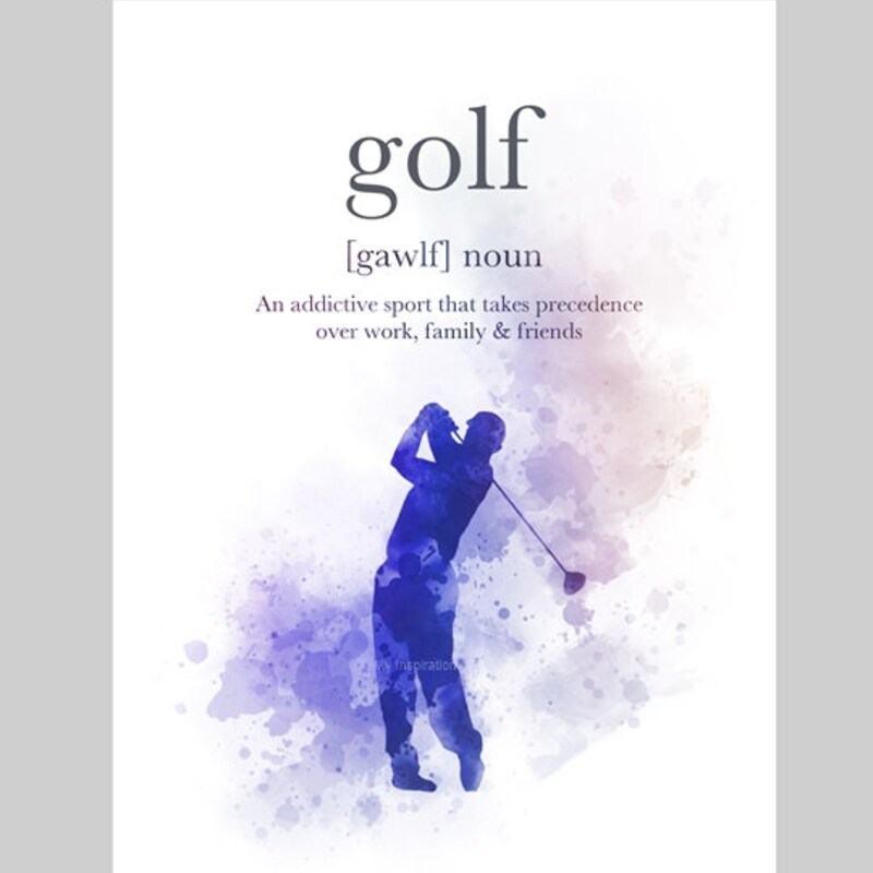 Golf Word Art - Etsy