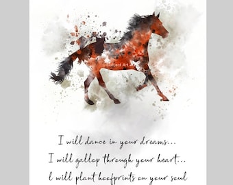 Horse Quote Wall Art - Etsy