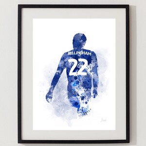 Jude Bellingham ART PRINT Birmingham City, Football, Sport, Gift, Wall ...