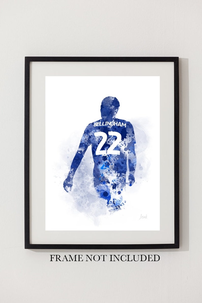 Jude Bellingham ART PRINT Birmingham City, Football, Sport, Gift, Wall ...