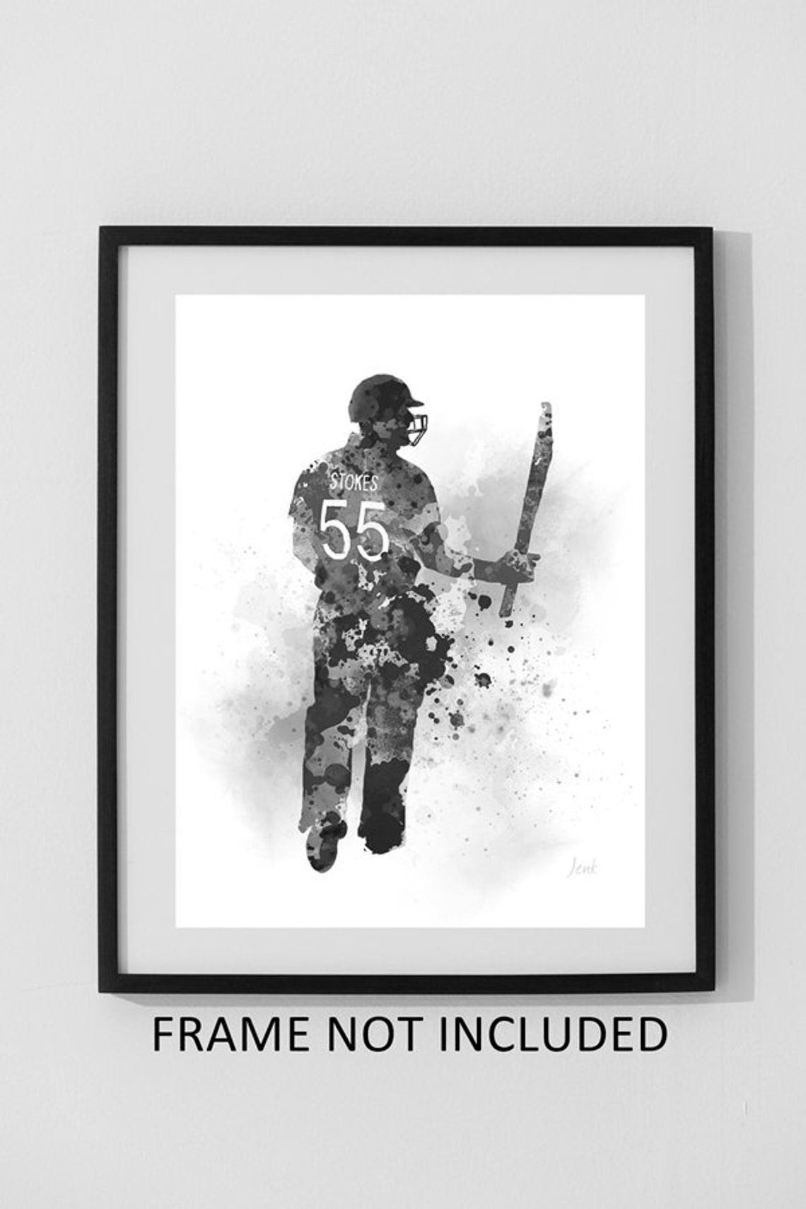 Ben Stokes ART PRINT Cricket England Sport Gift Wall Art | Etsy