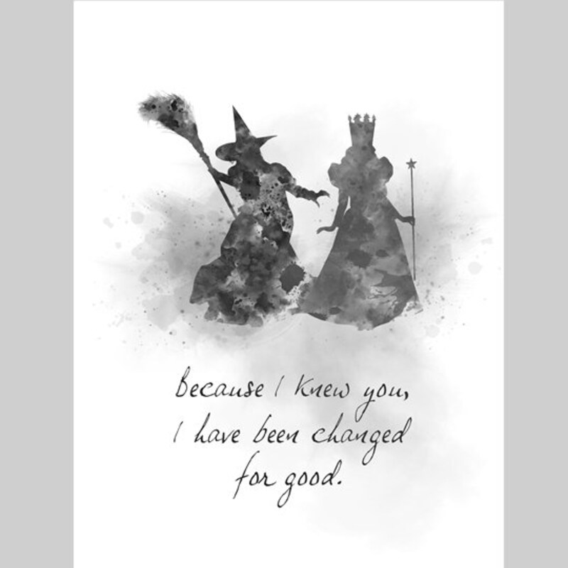 Wicked Elphaba Silhouette - Etsy