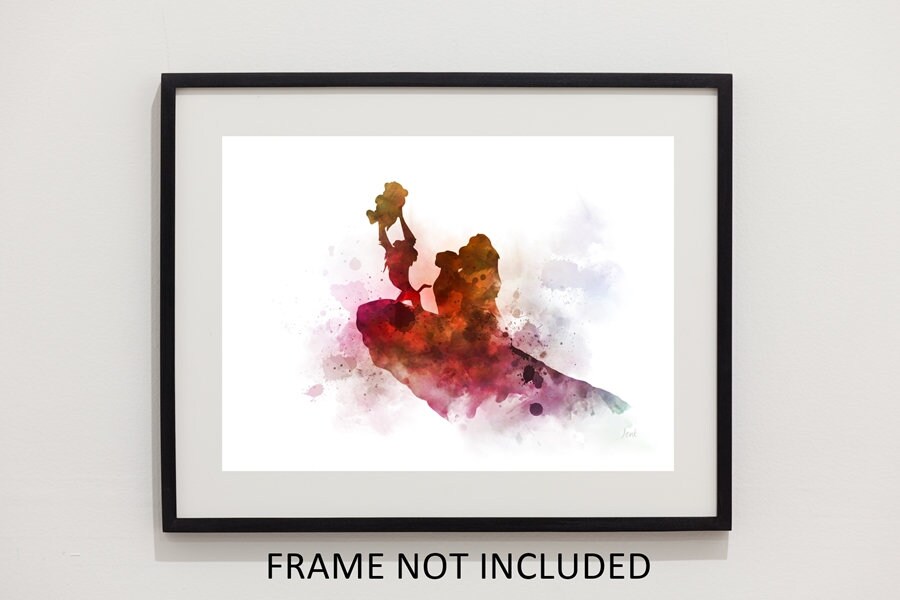 The Lion King ART PRINT Simba Ceremonial Presentation - Etsy