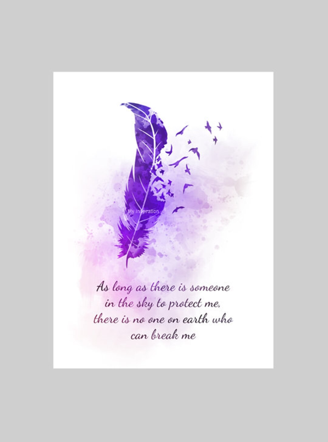 As Long as There is Someone in the Sky to Protect Me, There is No One ...