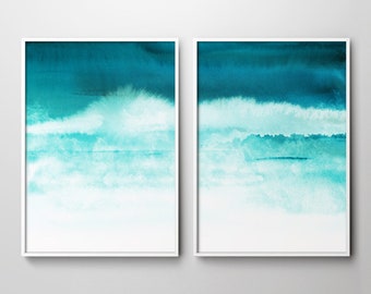 Turquoise art prints | Etsy