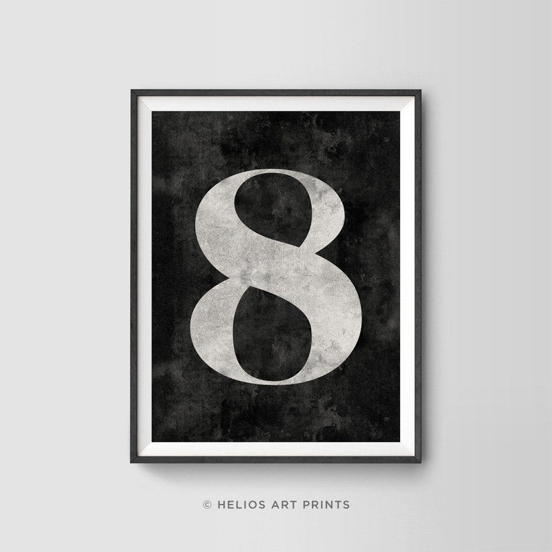 Typeface Poster - Etsy