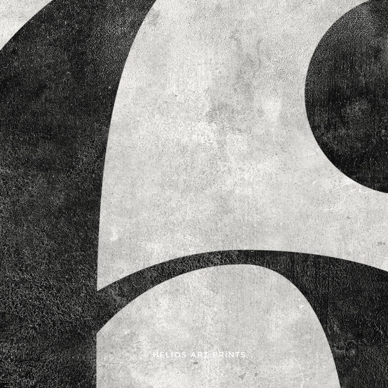 Elegant Number Six Print. Distressed 6 Classic Typeface | Etsy