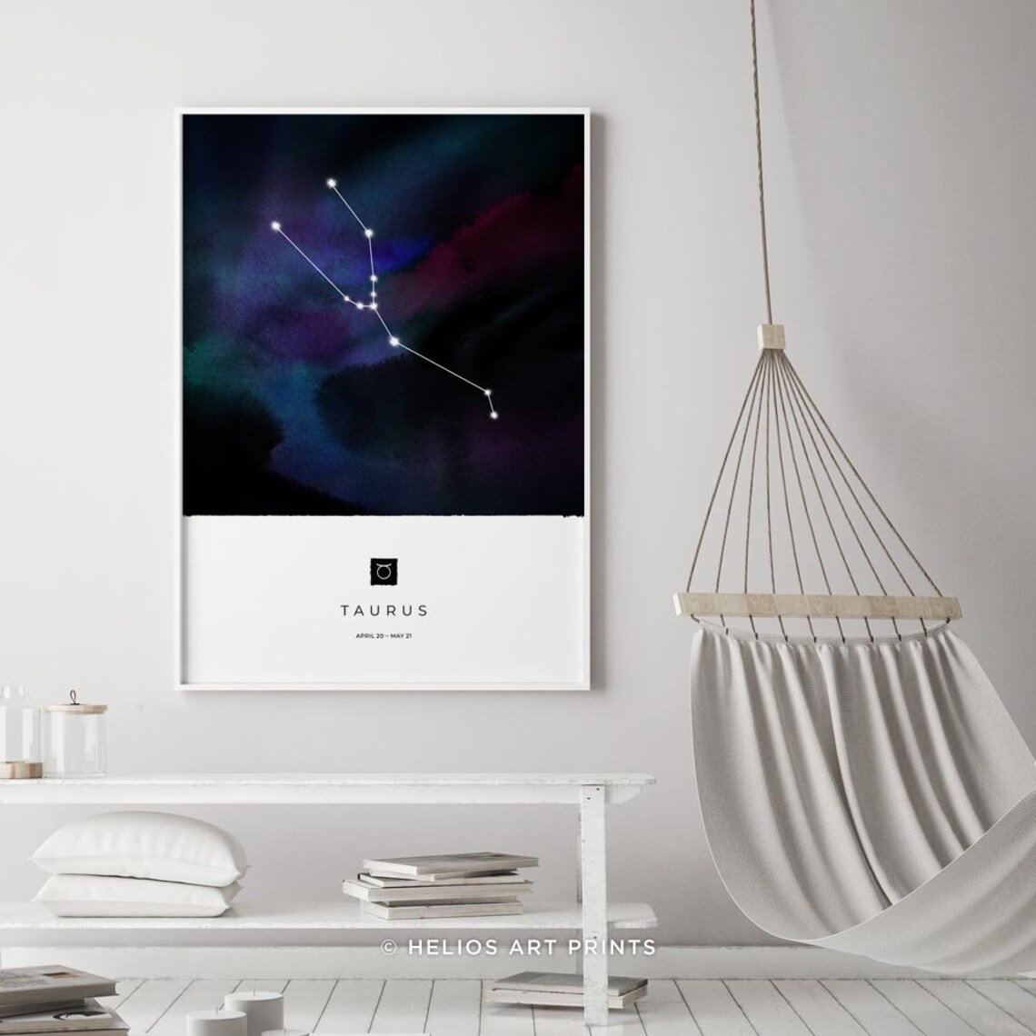 Taurus Constellation Art Print Star Sign Print Horoscope - Etsy UK