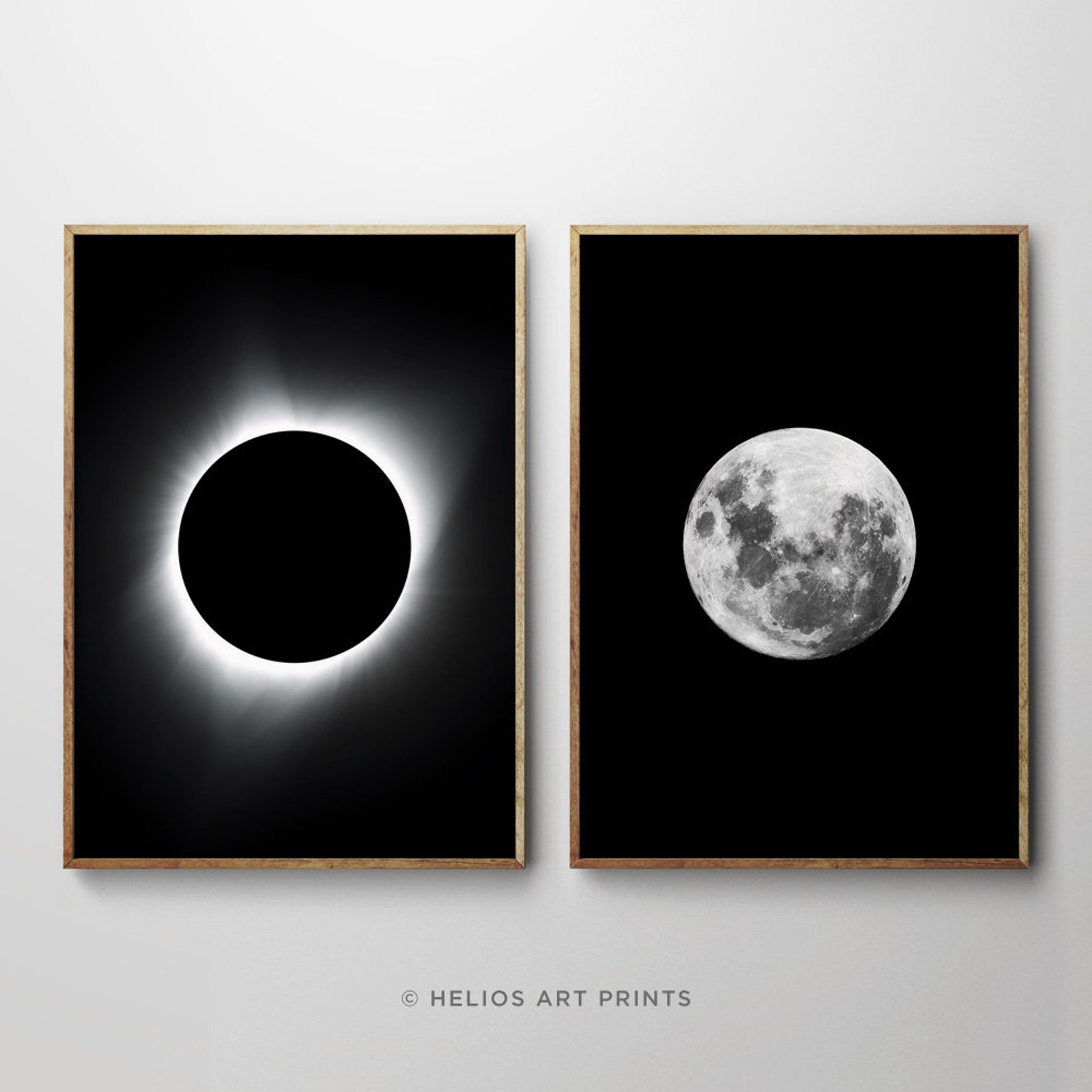Set of Two Celestial Photography Art Prints Set of 2 Full - Etsy