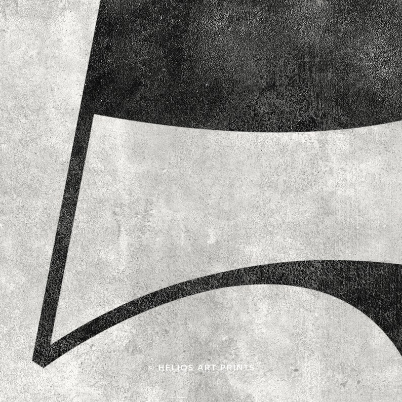 Elegant Number Five Print. Distressed 5 Classic Typeface Numeral ...