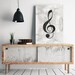 Elegant G Clef Print. Musical G Clef Distressed Classic - Etsy