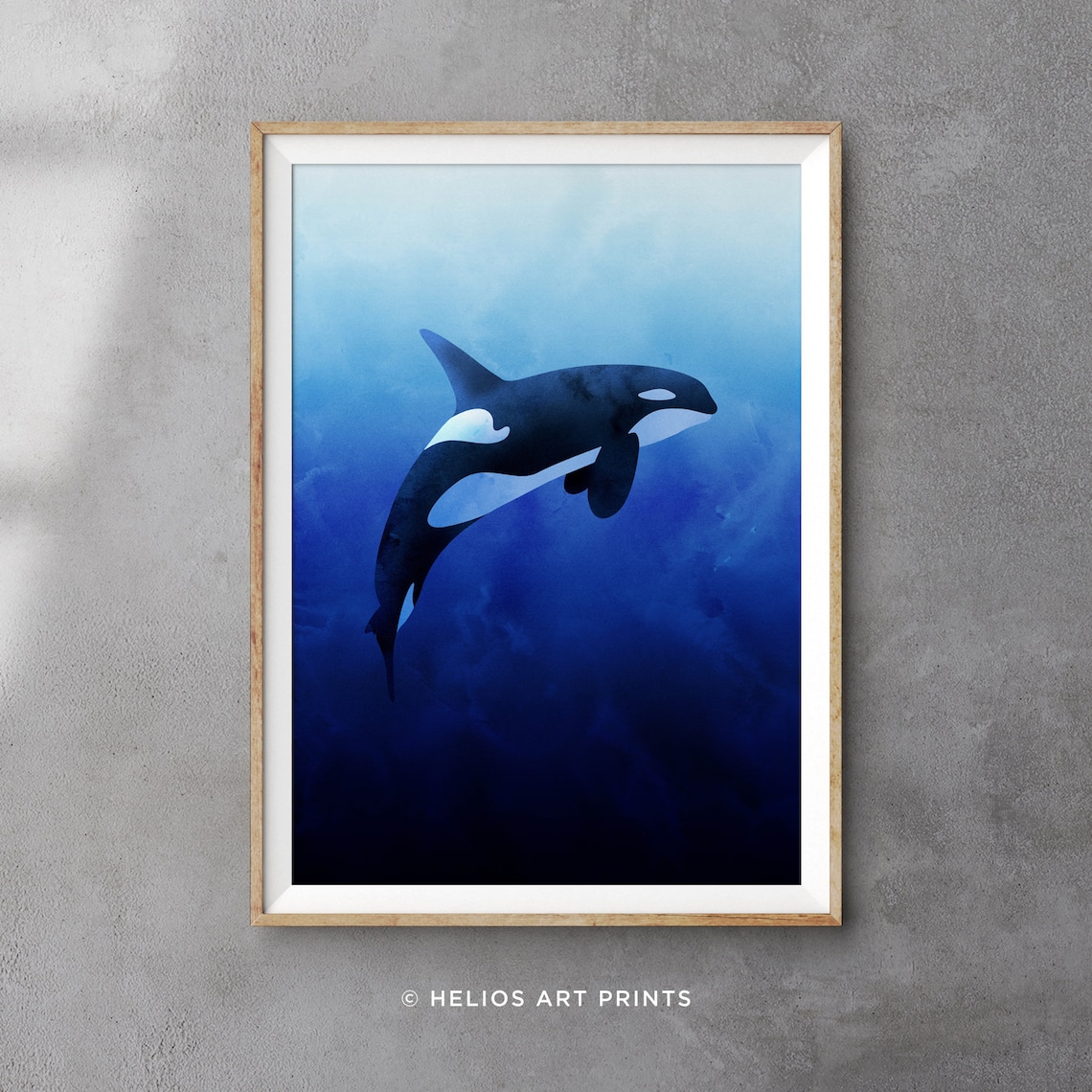 Set of 2 Killer Whale Watercolor Printable Wall Art. Two Piece | Etsy