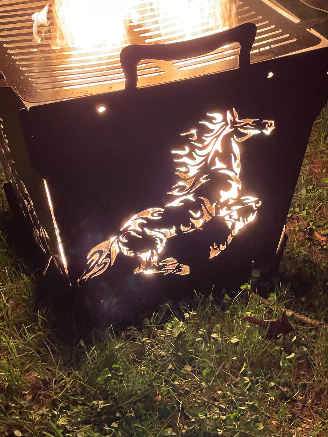 Collapsible Fire Pit Grill CUSTOM DESIGNS - Etsy