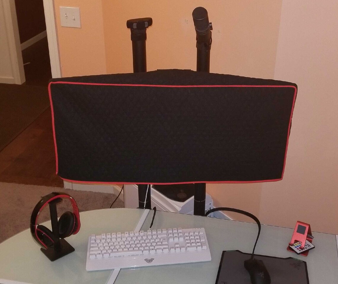 Computer Monitor Cover 600 Color Combo's Custom Fit - Etsy