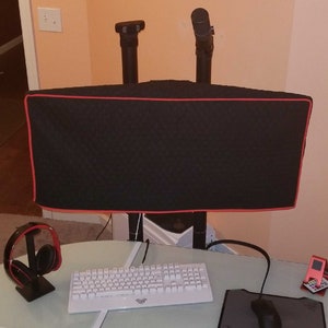Computer Monitor Cover 600 Color Combo's Custom Fit - Etsy