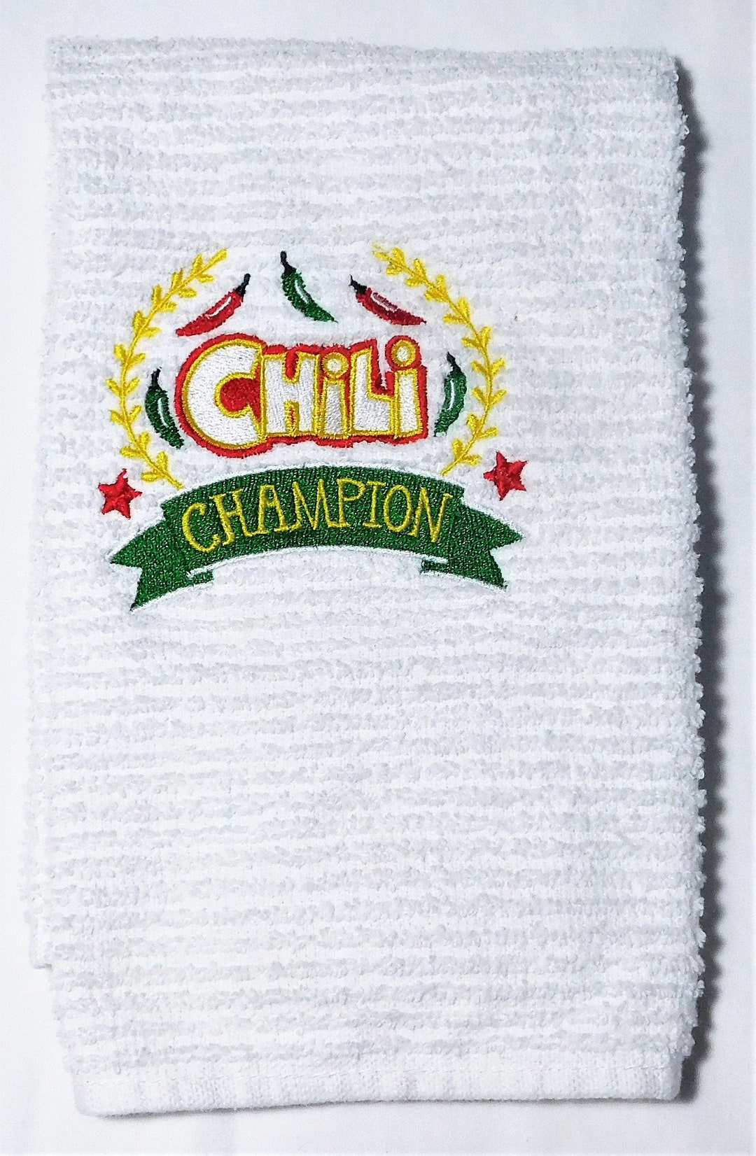 Custom Chili Champ Kitchen Towel - Etsy