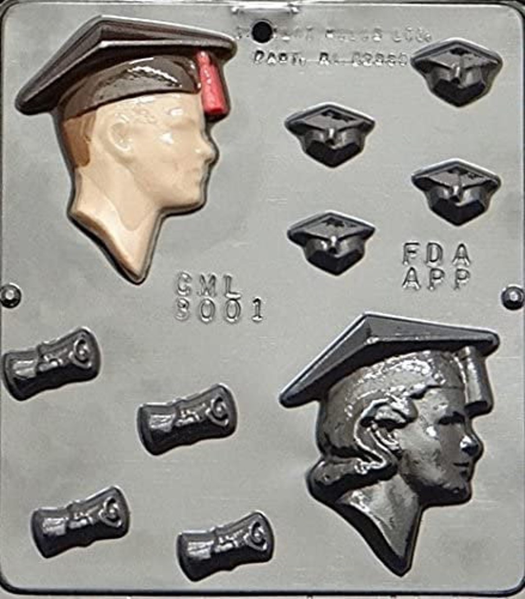 Graduation Assortment Chocolate Candy Mold - Etsy