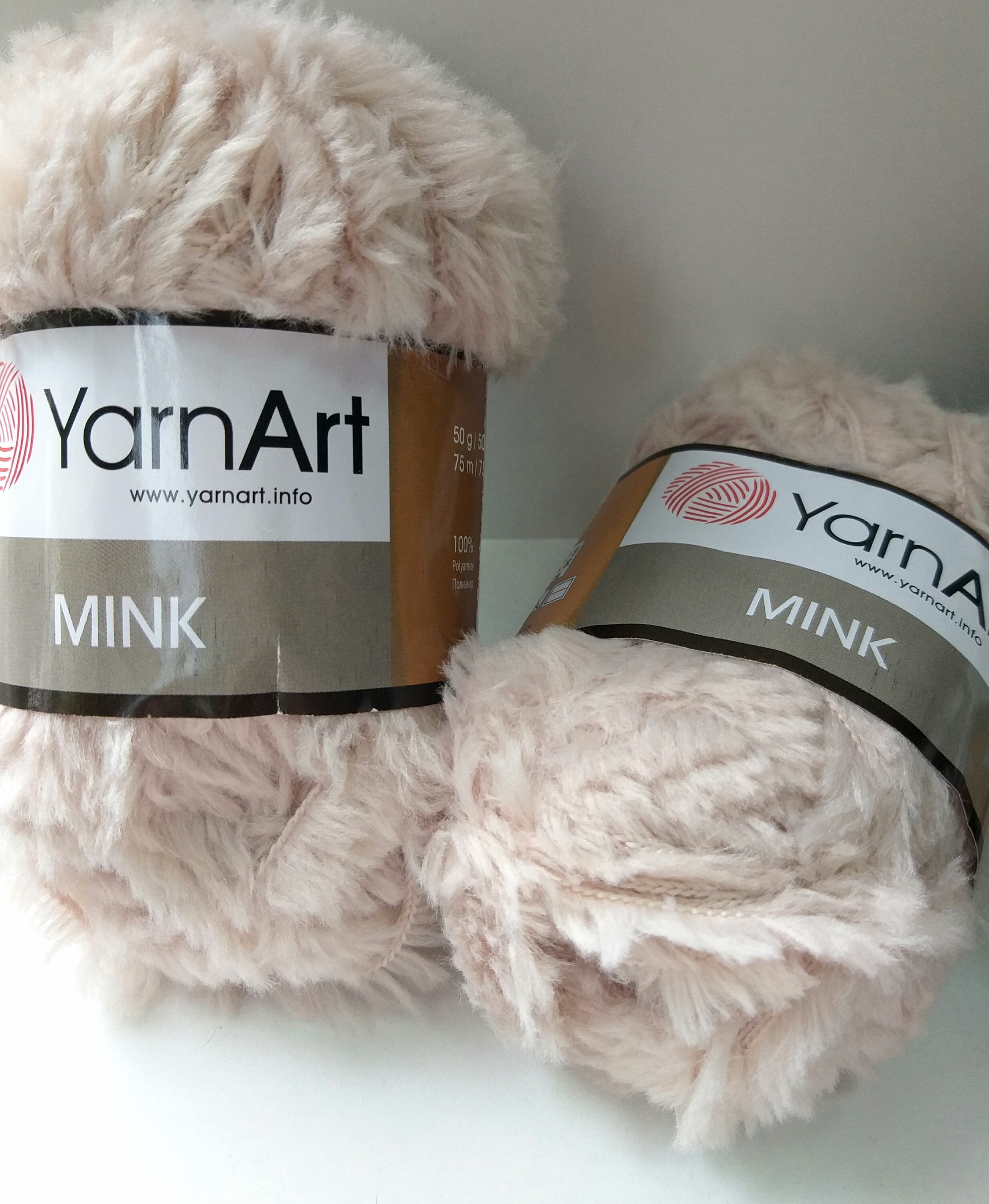 Yarnart Mink ,faux Fur Knitting Yarn, Baby Yarn, Amigurumi Yarn, Fluffy ...