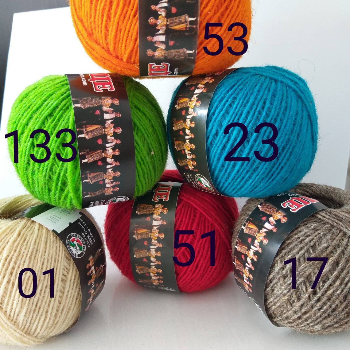 Fil de laine 100% fil de laine naturelle fil de laine - Etsy France