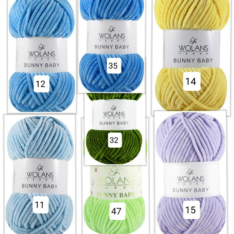 Wolans Soft Baby Yarn,wolans Bunny Baby Yarn, Plush Yarn ,baby Knitting ...