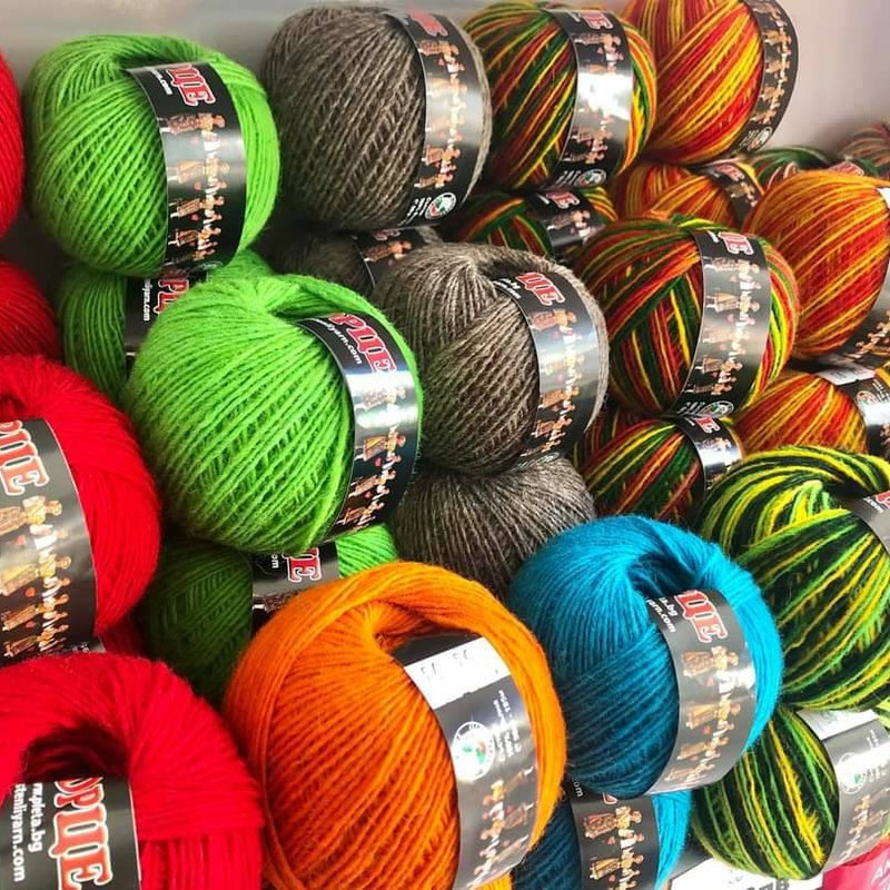 Multicolor Wool Yarn - Etsy