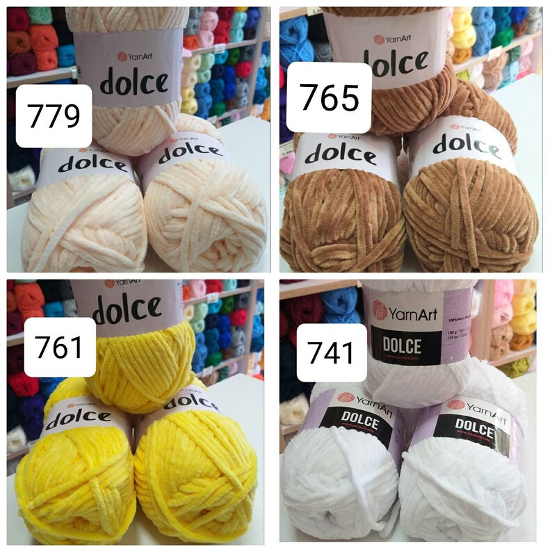 Dolce Yarn, Yarnart Dolce ,amigurumi Plysh Yarn , Baby Knitting and ...