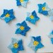 Forget Me Not Applique , 9 Crochet Forget Me Not Flowers , Cardmaking ...