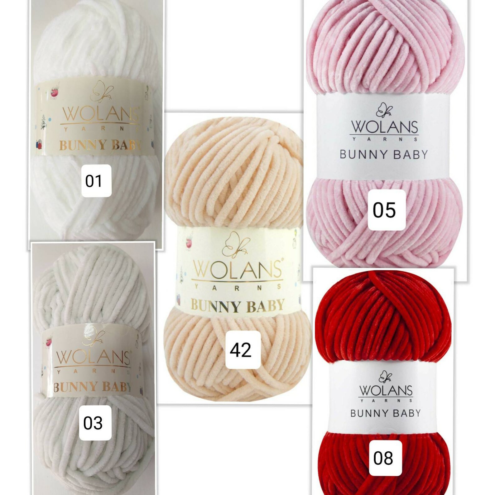 Wolans Soft Baby Yarn,wolans Bunny Baby Yarn, Plush Yarn ,baby Knitting ...