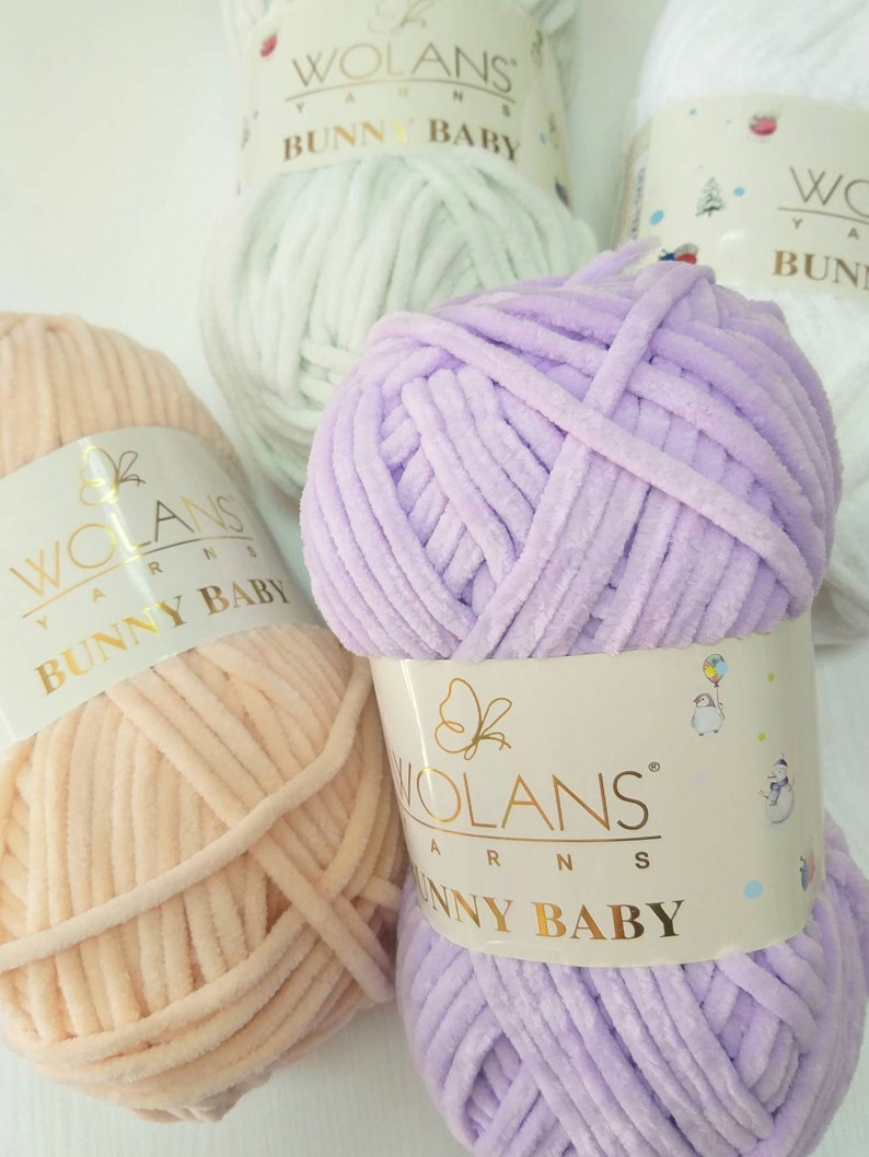 Wolans Soft Baby Yarn,wolans Bunny Baby Yarn, Plush Yarn ,baby Knitting ...