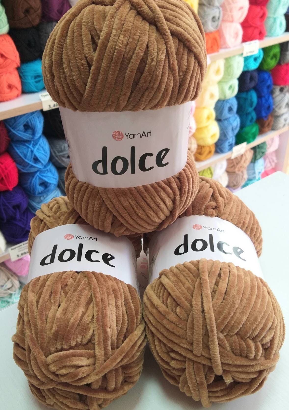 Dolce Yarn, Yarnart Dolce ,amigurumi Plysh Yarn , Baby Knitting and ...
