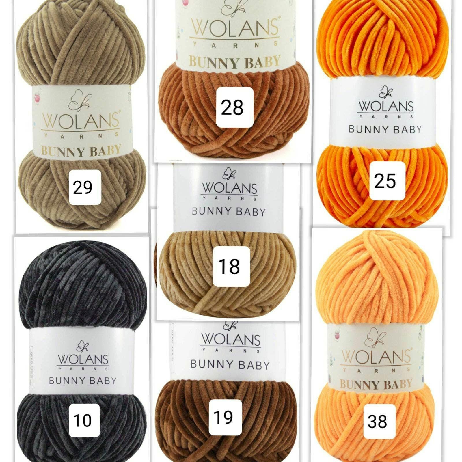 Wolans Soft Baby Yarn,wolans Bunny Baby Yarn, Plush Yarn ,baby Knitting ...