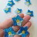 Forget Me Not Applique , 9 Crochet Forget Me Not Flowers , Cardmaking ...