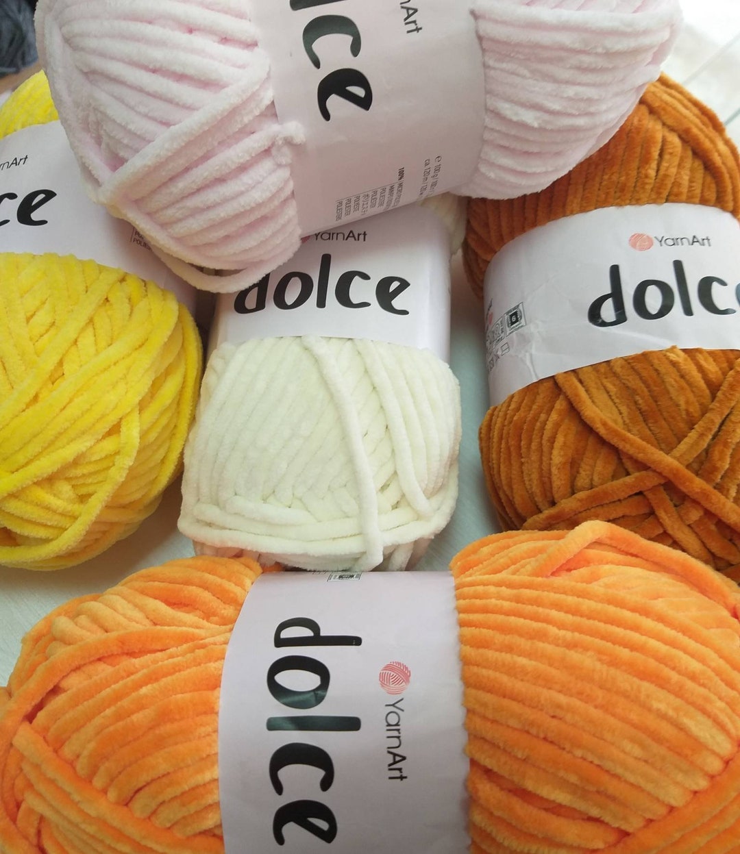 Dolce Yarn, Yarnart Dolce ,amigurumi Plysh Yarn , Baby Knitting and ...